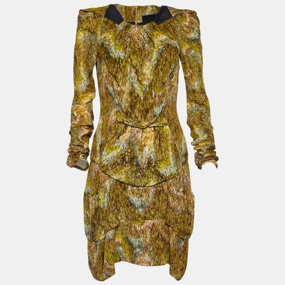 Peter Pilotto | Dresses | Peter Pilotto Multicolor Printed Silk Dress S ...